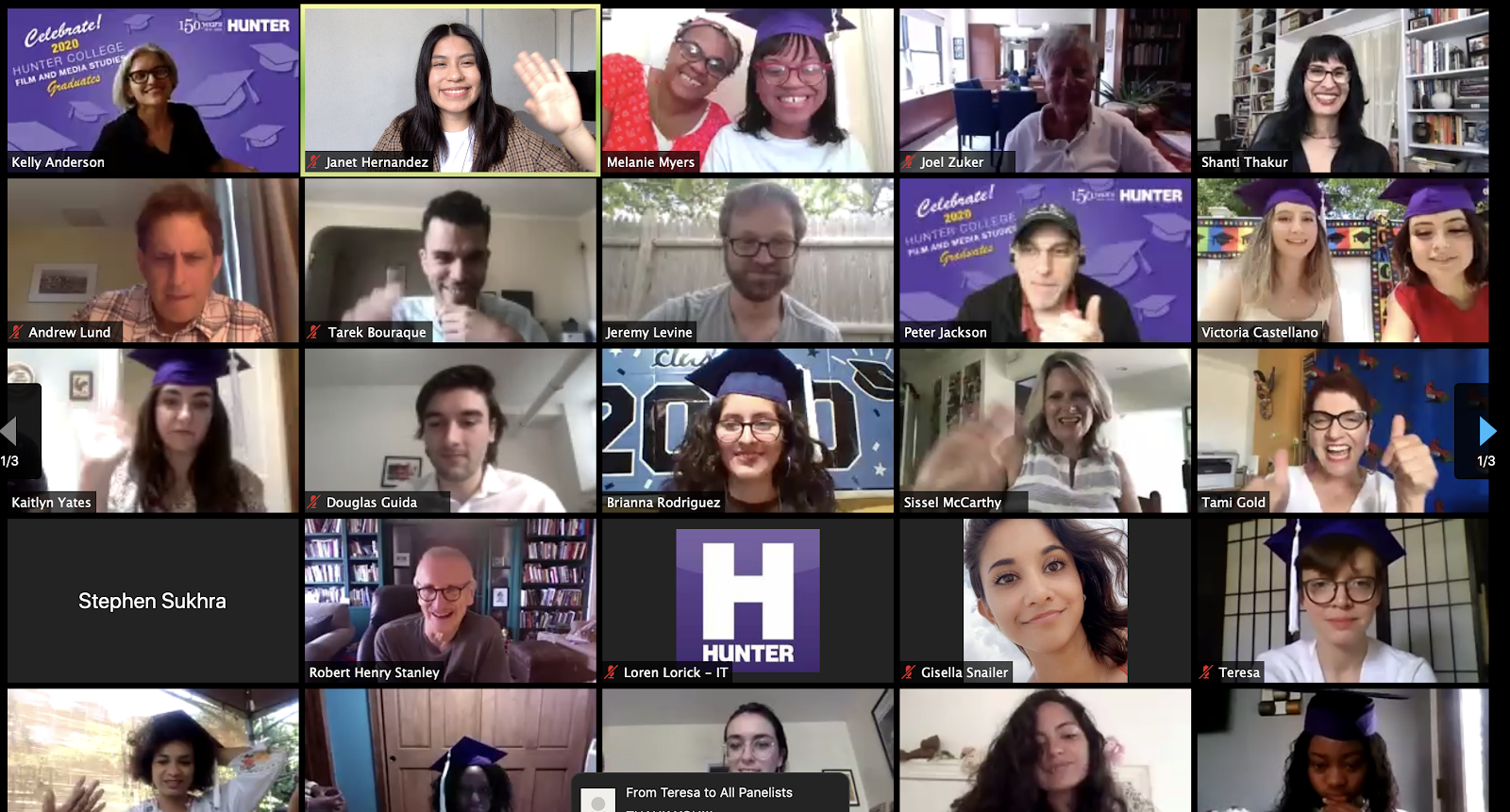 Film and Media Department Hosts First Virtual Graduation Ceremony – The ...